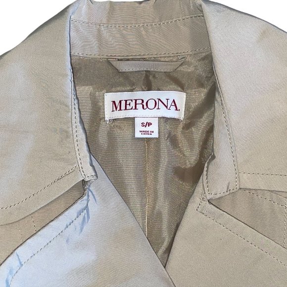 Merona | Jackets & Coats | Merona Light Tan Trench Coat Size Small ...